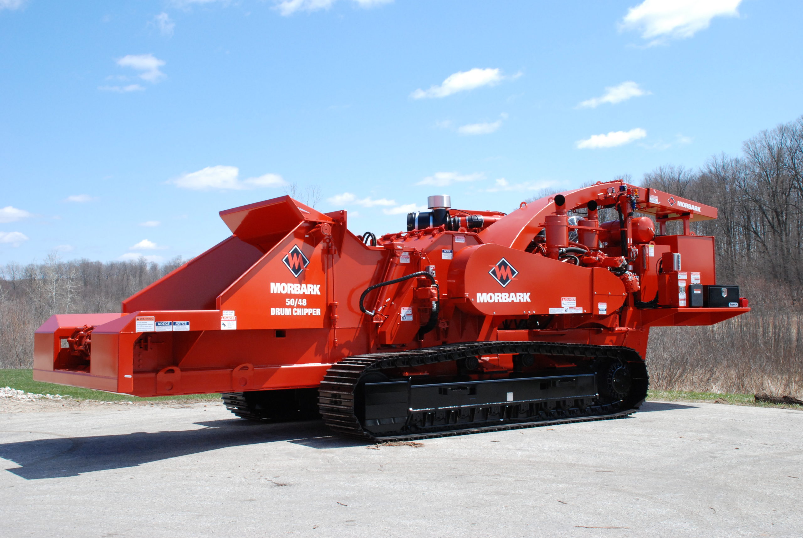 Morbark 50/48X Forestry Whole Tree Drum Chipper (Tracked) | Stevens Group