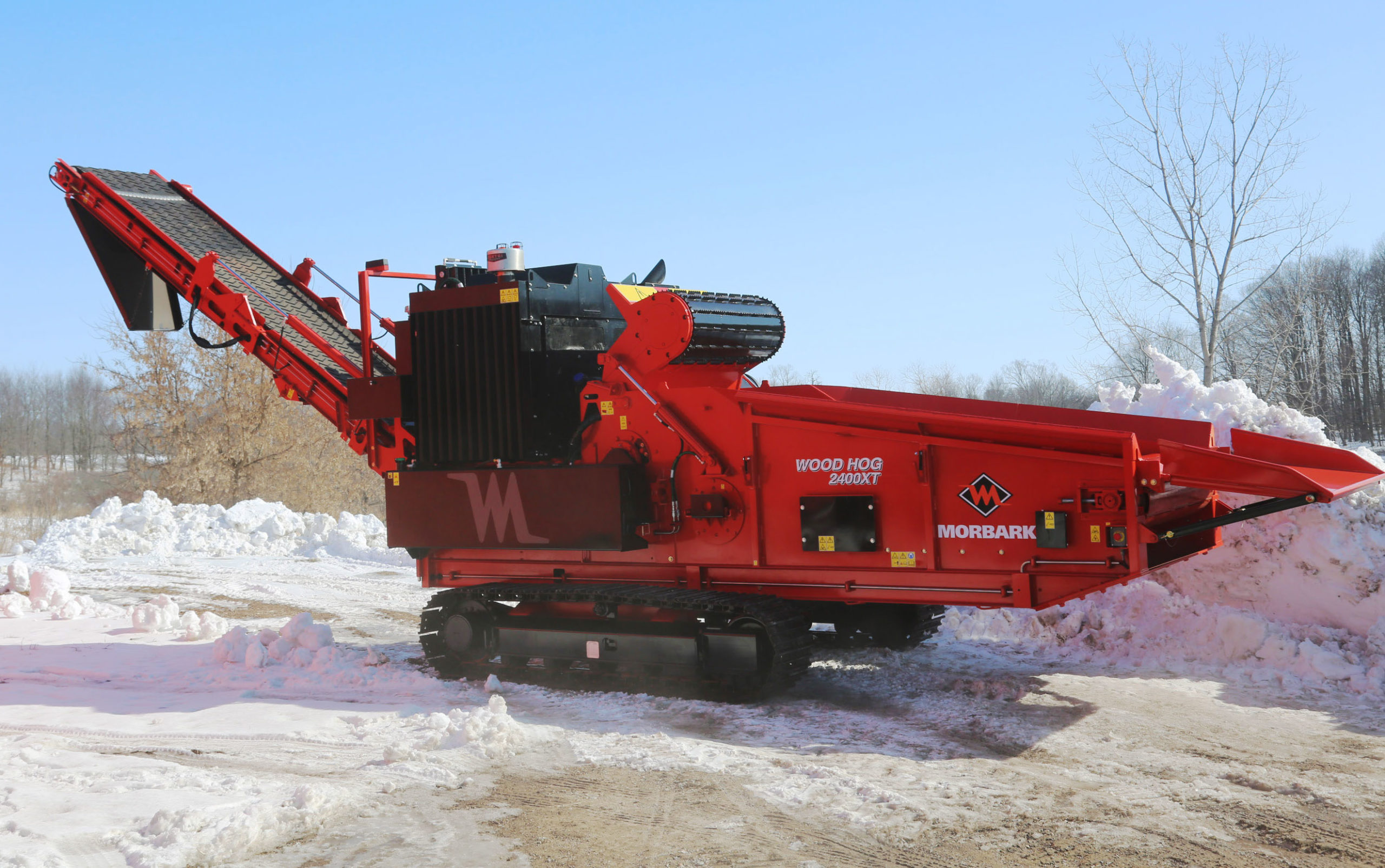 MORBARK 2400XT Wood Hog Tracked Horizontal Grinder | Stevens Group