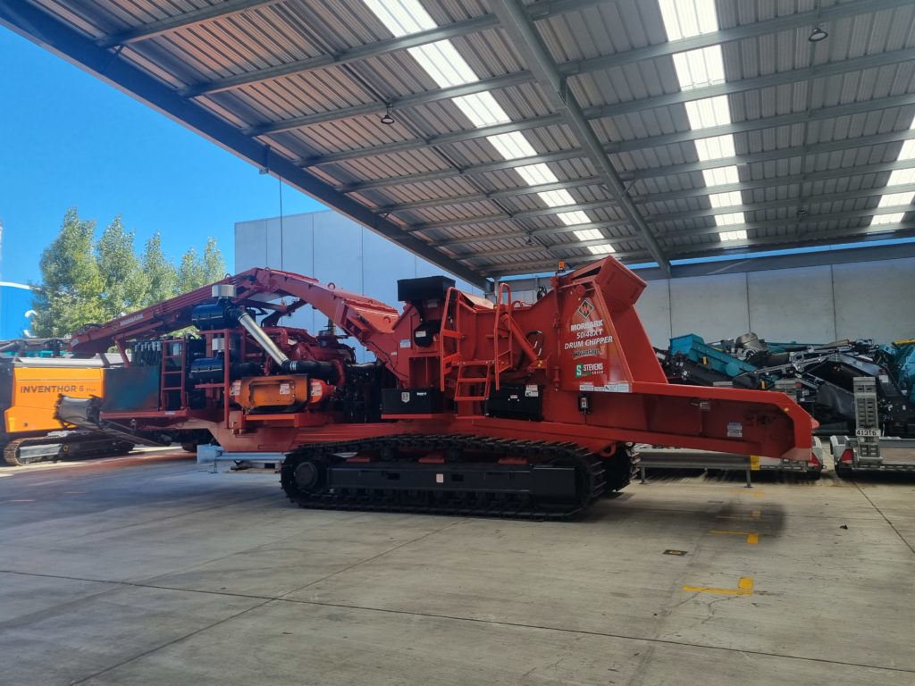 MORBARK 50/48X Tracked Whole Tree Drum Chipper | Stevens Group