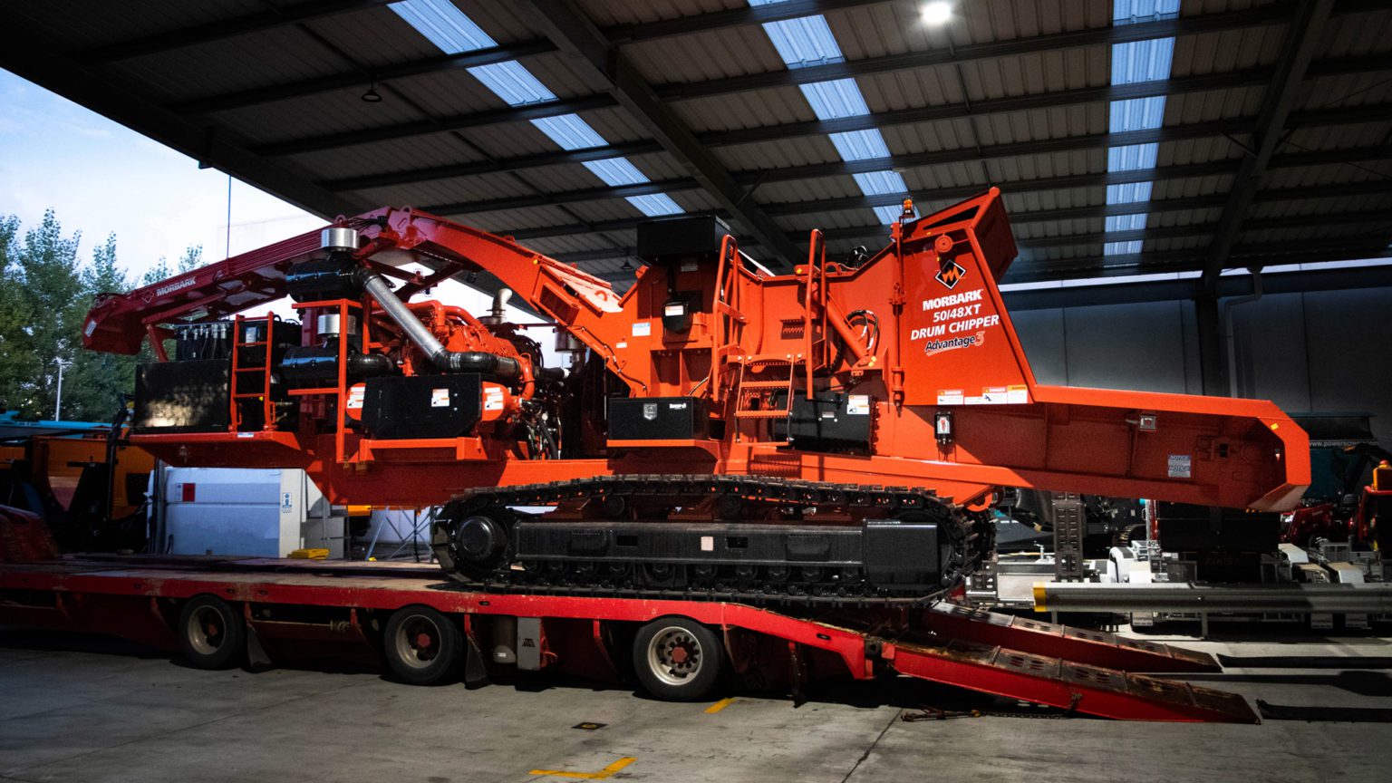 MORBARK 50/48X Tracked Whole Tree Drum Chipper | Stevens Group
