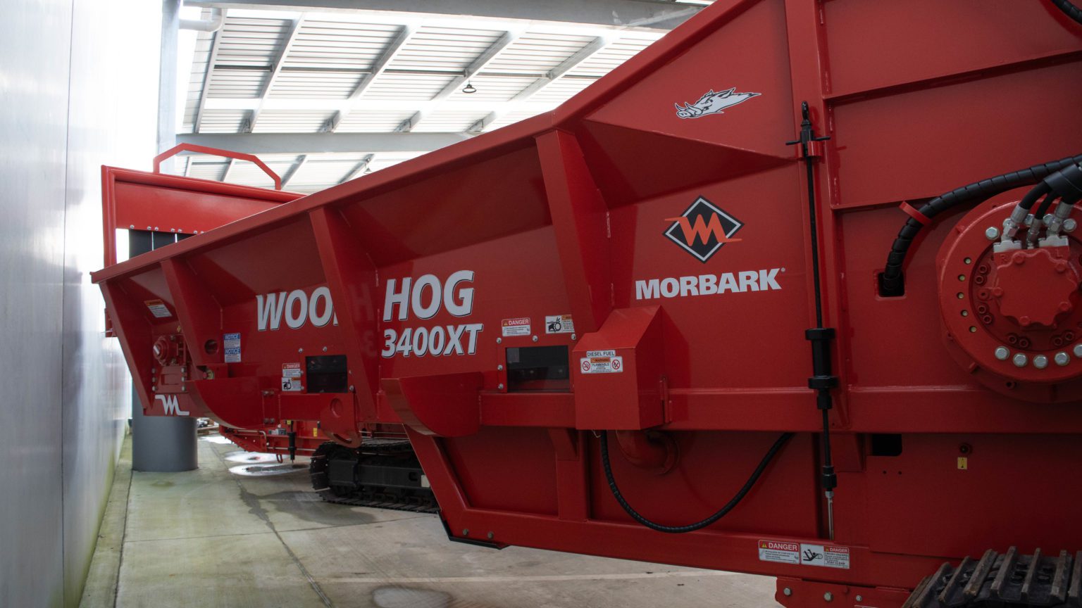 MORBARK 3400XT Wood Hog Tracked Horizontal Grinder | Stevens Group