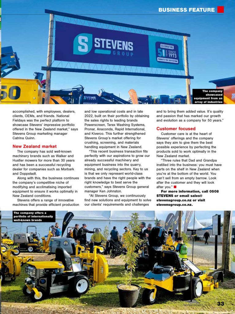 STEVENS GROUP CELEBRATES 50 YEARS | Stevens Group