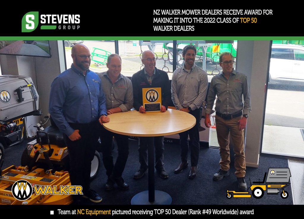 NZ WALKER MOWER DEALERS RECEIVE AWARD FOR MAKING IT INTO THE 2022 CLASS ...